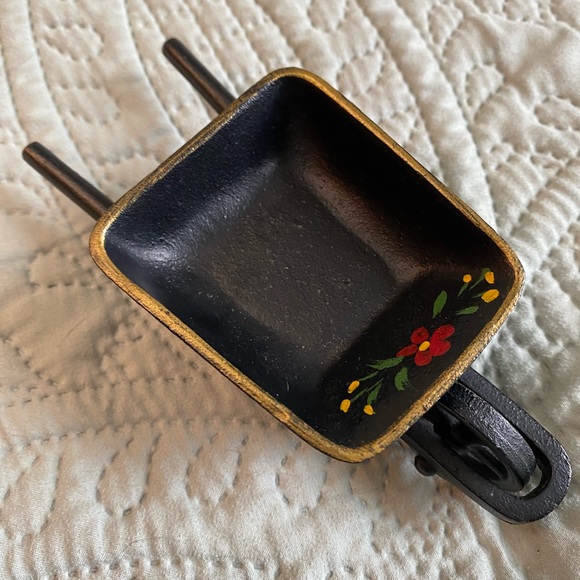 Wilton | Accents | Vintage Cast Iron Miniature Wheelbarrow And Clothing ...